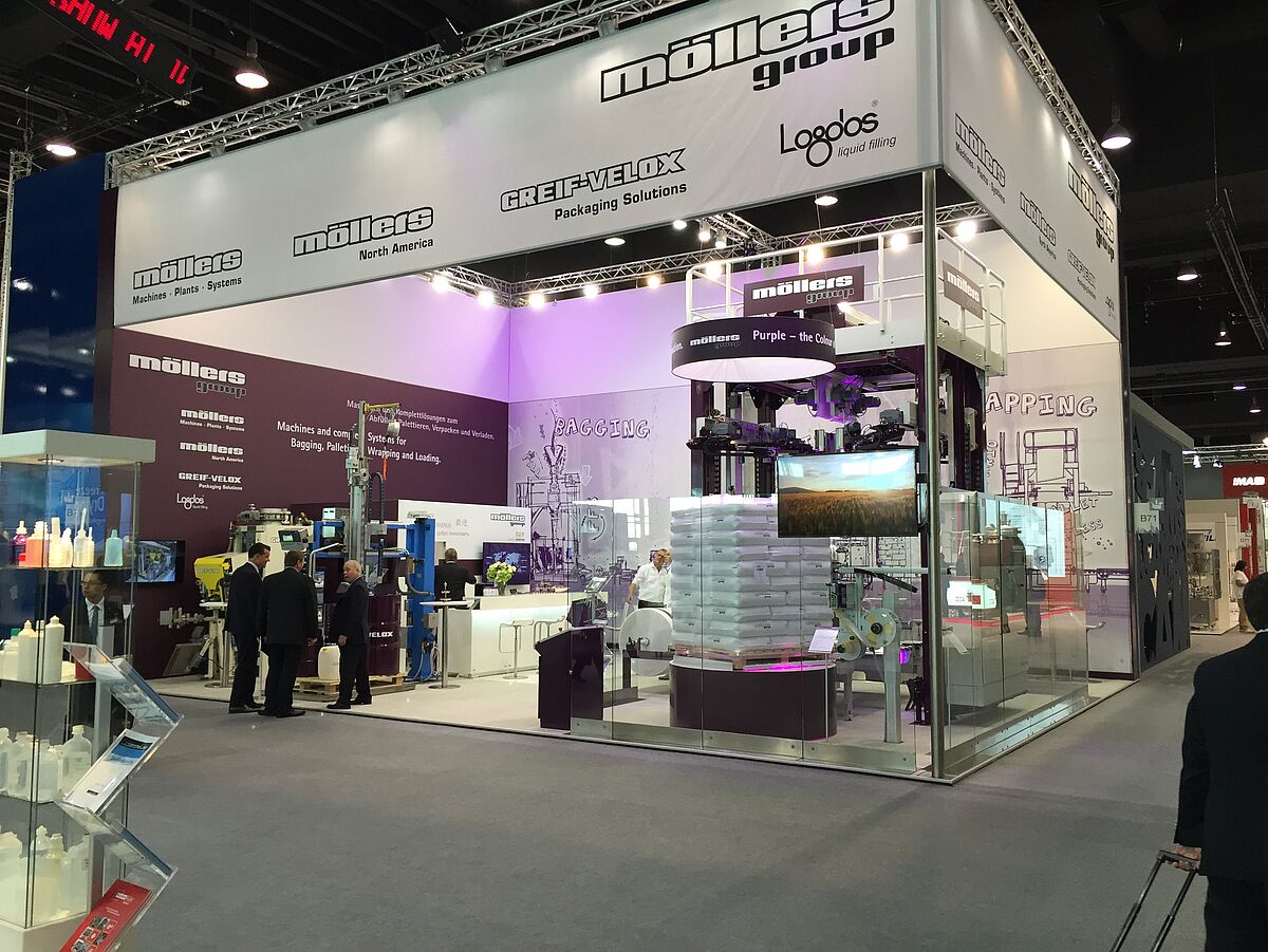 ACHEMA: Electromechanical bag-turning device